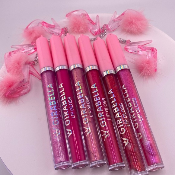 Barbie | Makeup | Barbie Girabella Collab 6 Piece Tinted Lip Gloss With ...